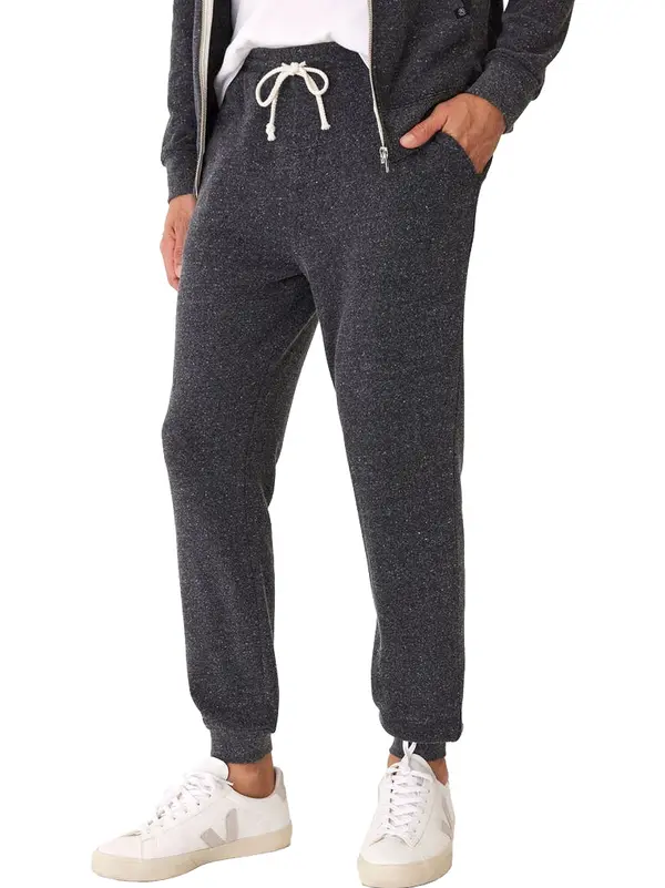 THREADS 4 THOUGHT Core Triblend Fleece Joggers - Heather Black