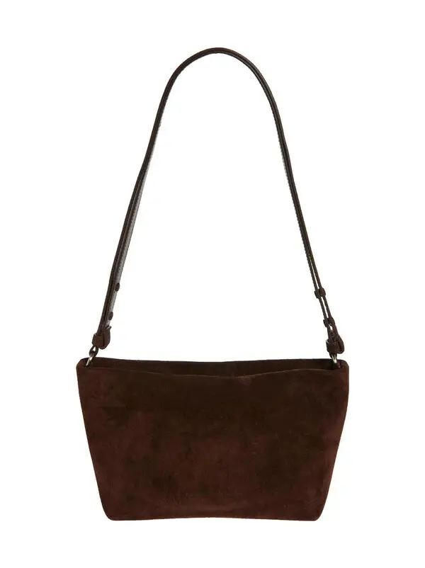 Proenza Schouler Bond Suede Shoulder Bag - Chocolate