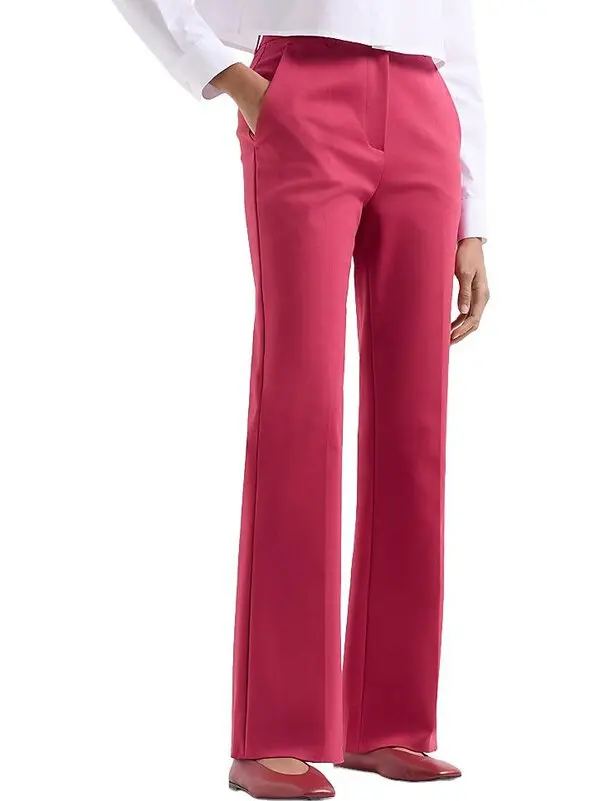 Emporio Armani Flare Leg Trousers - Raspberry