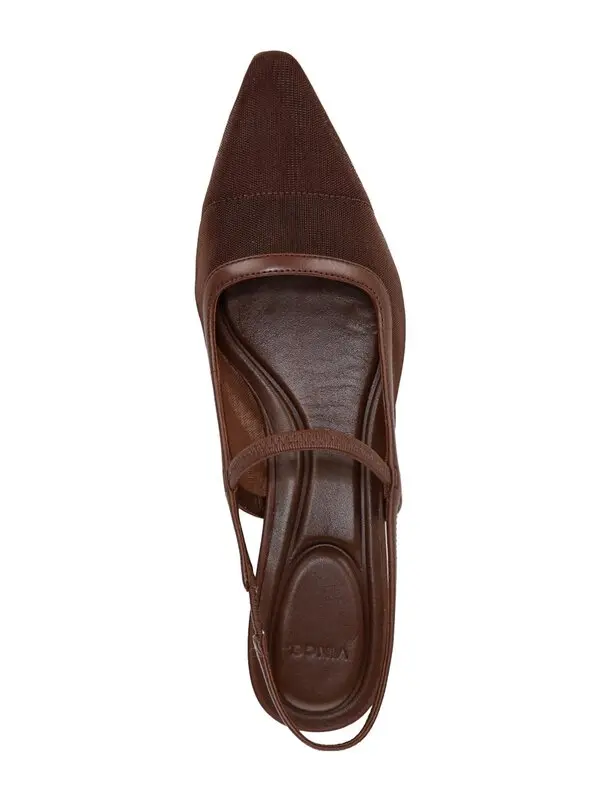 Vince Venice Pointed Toe Slingback Pumps - Maplewood