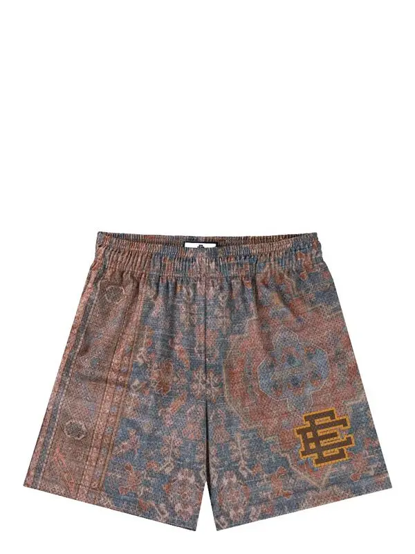 ERIC EMANUEL Ee Basic Rug Print Short - Tan/red
