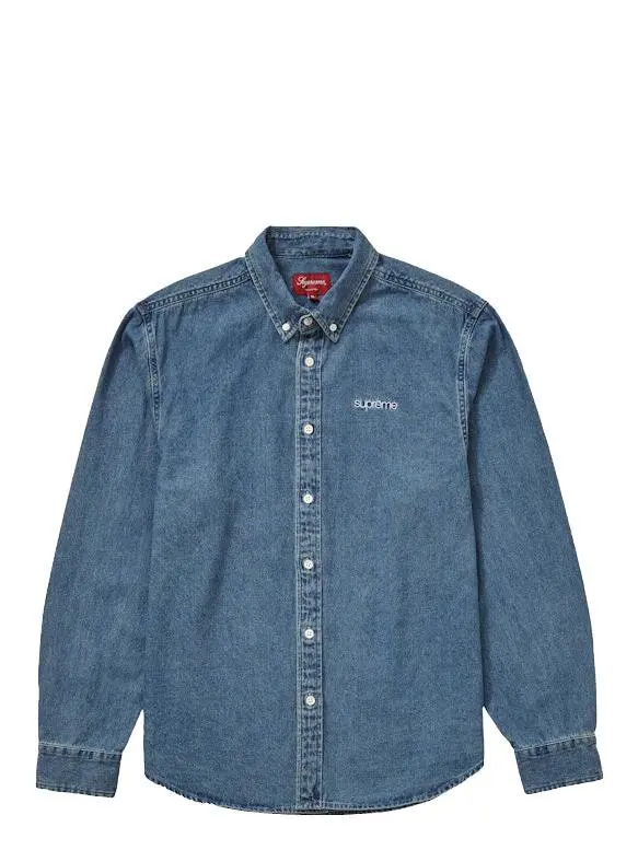 Supreme Denim Shirt - Blue