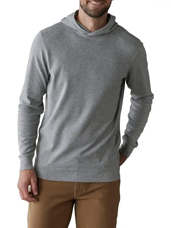 THE NORMAL BRAND Puremeso Essential Hoodie - Athletic Grey