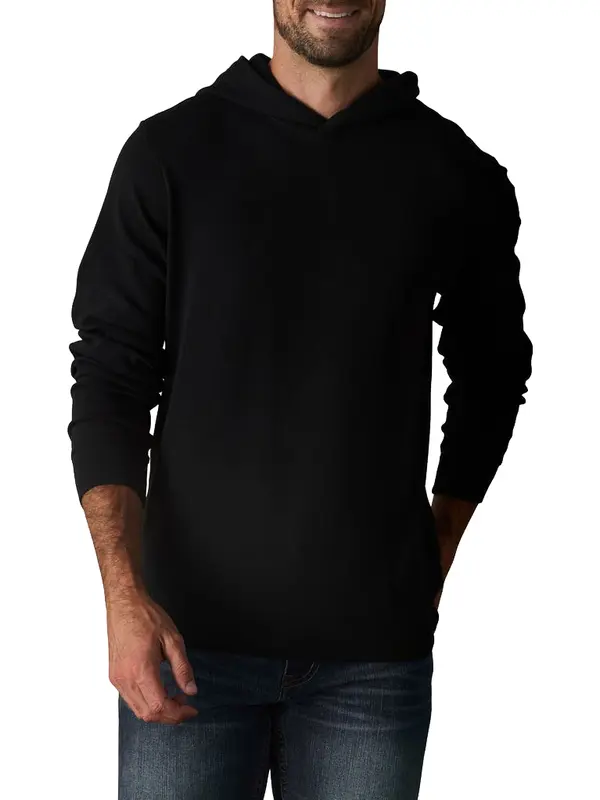 THE NORMAL BRAND Puremeso Essential Hoodie - Black