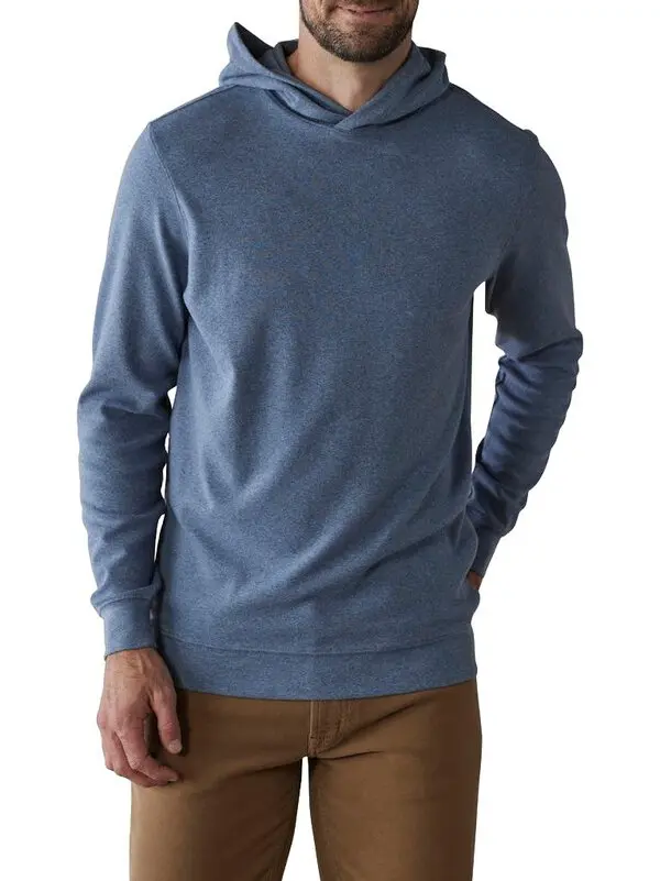 THE NORMAL BRAND Puremeso Essential Hoodie - Slate Blue