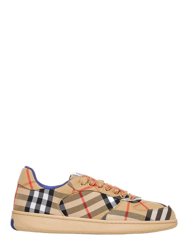 Burberry Lace-up Sneakers - Beige