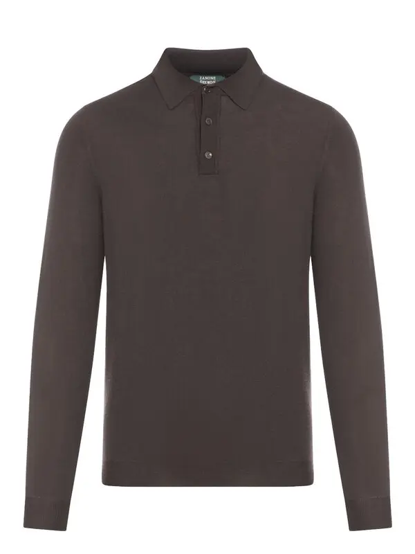 ZANONE Polo Shirt - Brown