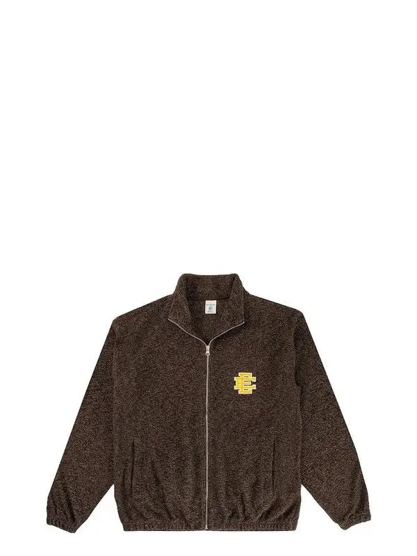 ERIC EMANUEL Ee Boucle Zip-up Jacket - Brown/yellow