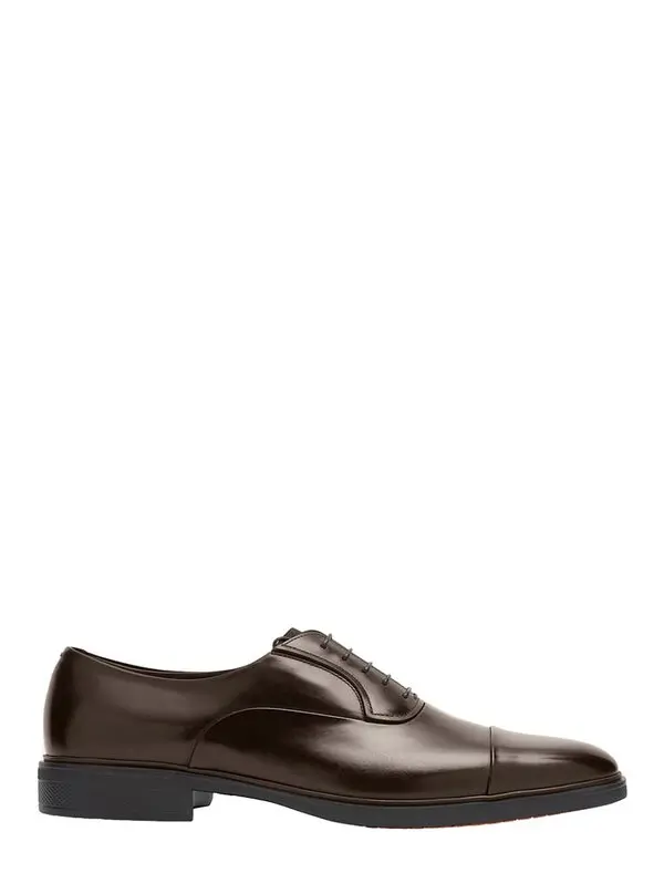Santoni Easy Leather Penny Loafers - Brown