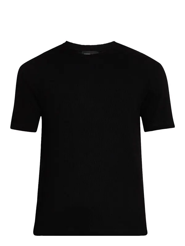 Giorgio Armani Zigzag Jersey T-shirt - Black