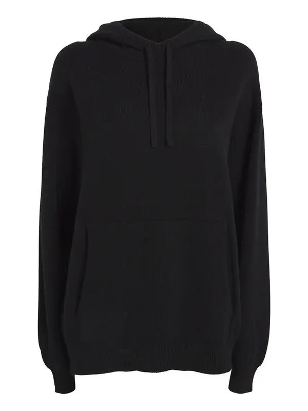 Harrods Cashmere Hoodie - Black