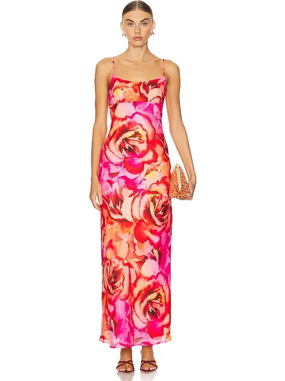 MORE TO COME Zay Maxi Dress - Pink Floral