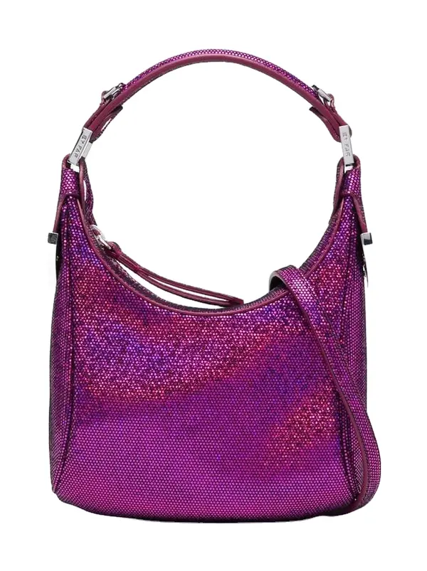 BY FAR PRE By Far Cosmo Leather Shoulder Bag - Fuchsia