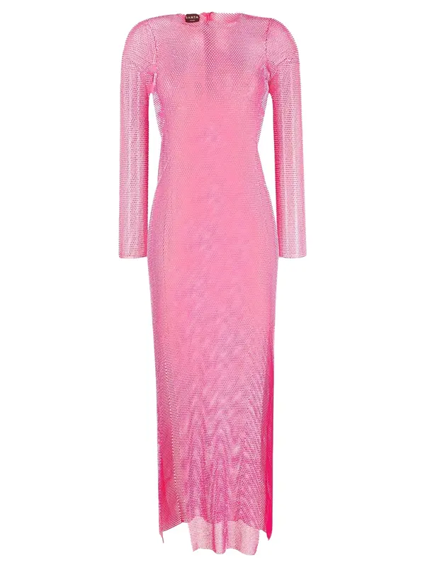 SANTA BRAND Santa Brands Rhinestone-embellished Maxi Dress - Pink