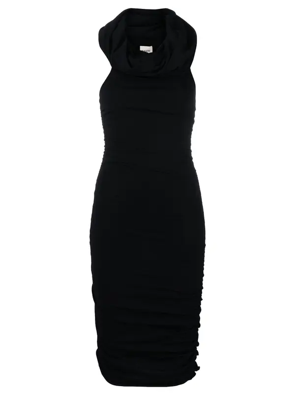 Khaite Aerica Mini Dress - Black