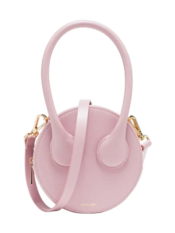AZ FACTORY BY ESTER MANAS Round Leather Mini Bag - Pink