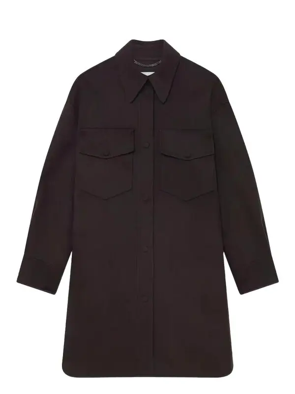 Stella McCartney Press-stud Fastening Overshirt - Brown