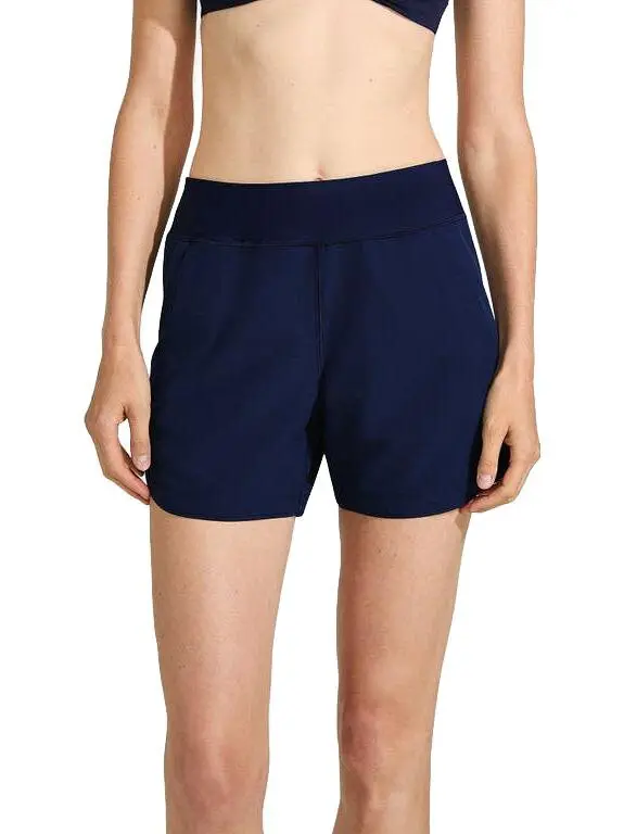 LANDS' END 5" Board Shorts - Deep Sea Navy