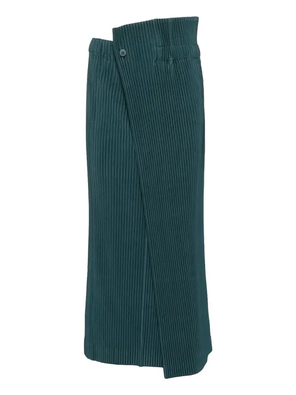 Issey Miyake Pleated Skirt - Green