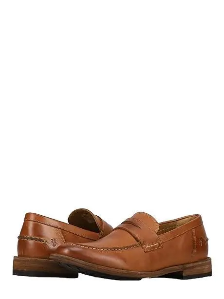 THE FRYE COMPANY Tyler Flex Penny Lace Up Wing Tip Shoes - Brown
