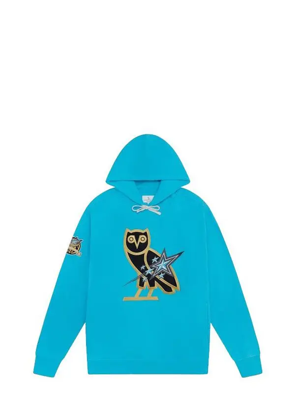 OVO X Scarborough Shooting Stars Og Hoodie - Ocean Blue
