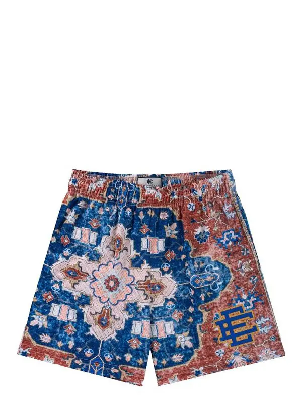 ERIC EMANUEL Ee Basic Rug Print Short - White/navy Blue