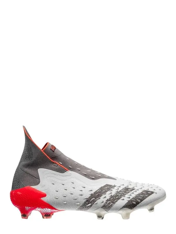 Adidas Predator Freak+ Fg Demonskin - Cloud White/iron Metallic/solar Red