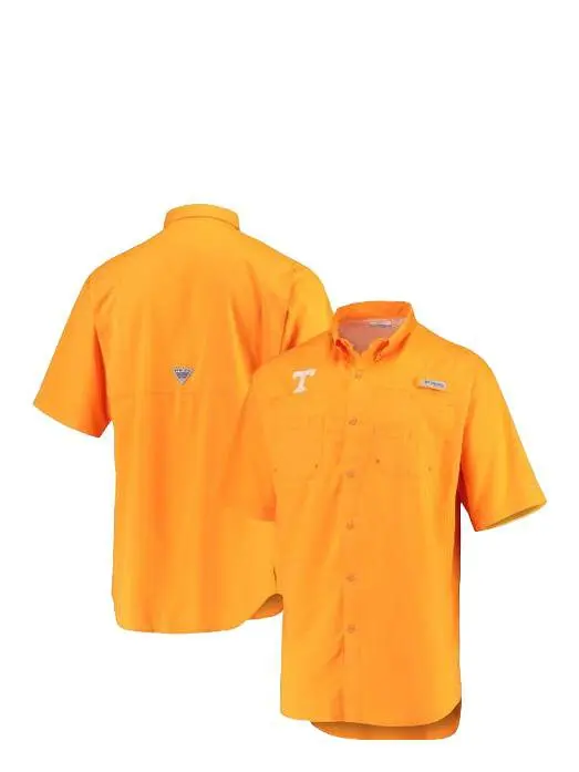 Columbia Tennessee Tennessee Volunteers Big & Tall Collegiate Tamiami Button-down Shirt - Orange