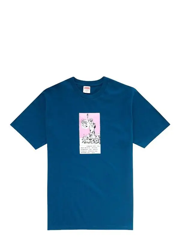Supreme Liberty Tee Shirt - Indigo