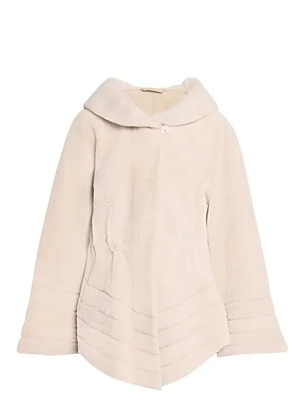 Gorski Reversible Lamb Shearling Jacket - Cream