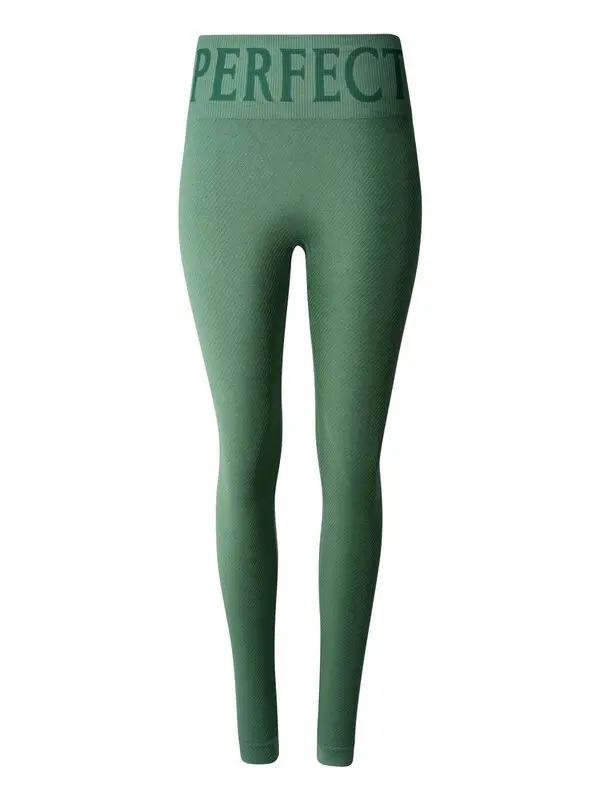Perfect Moment Seamless Thermal Legging - Dark-green