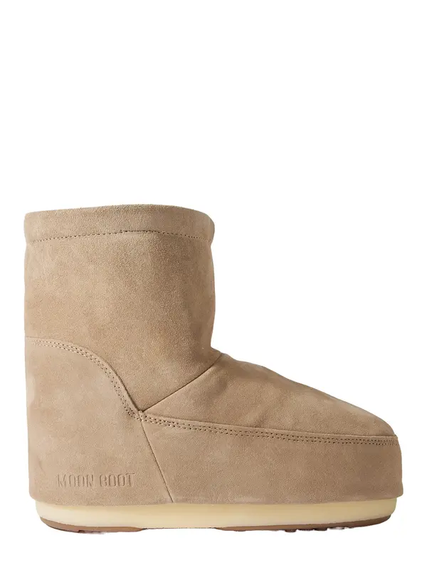 Moon Boot Icon Low Suede Snow Boots - Neutrals
