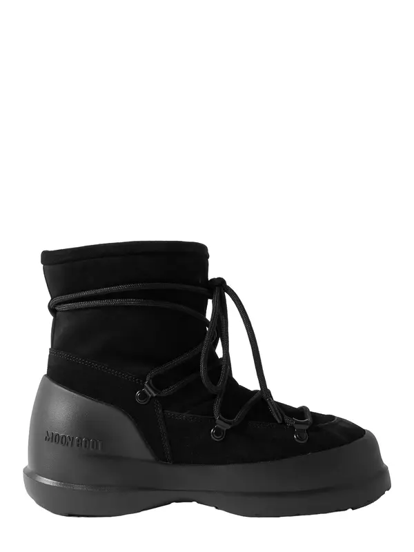 Moon Boot Luna Suede Boots - Black