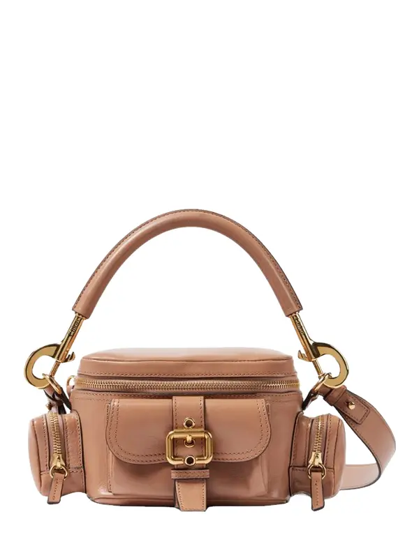 Chloé Camera Small Leather Crossbody Bag - Pink
