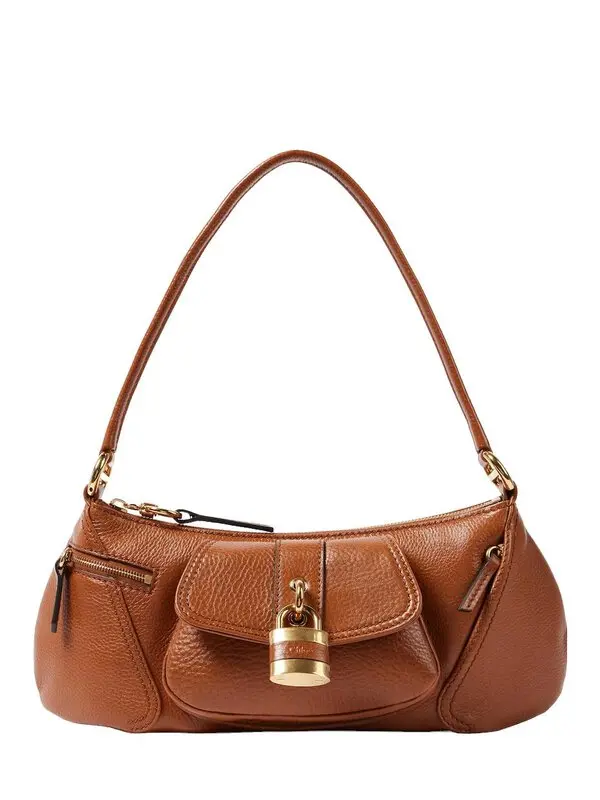 Chloé The 99 Small Leather Shoulder Bag - Brown