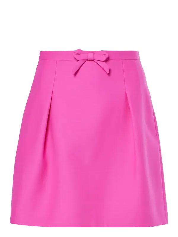 Valentino Garavani Crepe Couture Miniskirt - Pink