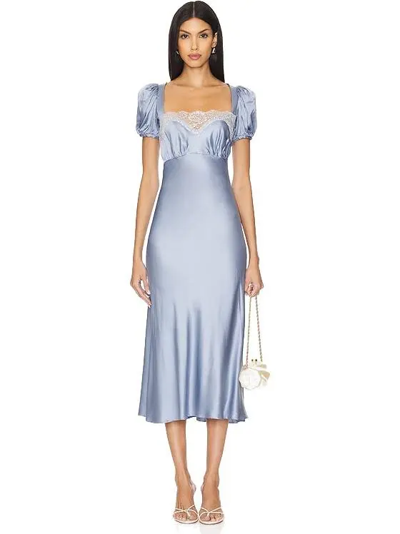 Lpa Celeste Midi Dress - Slate