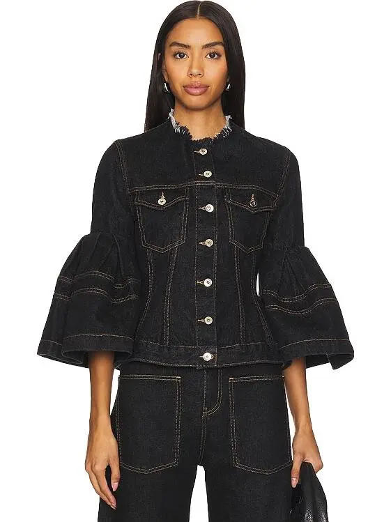 MARQUES' ALMEIDA Denim Jacket - Black