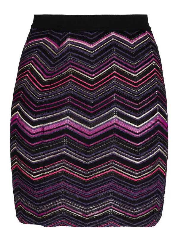 Missoni Brushed Wool-blend Mini Skirt - Black