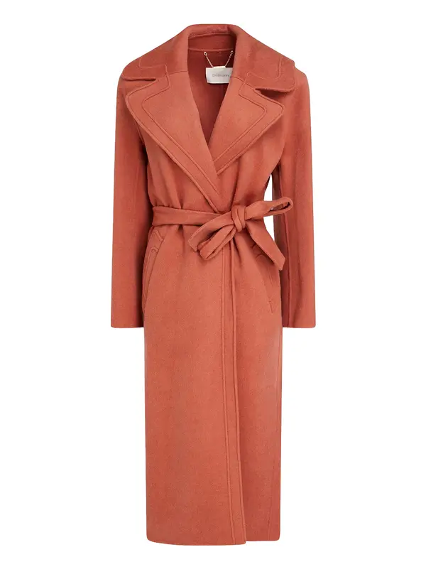 Zimmermann Wool-blend Felt Coat - Tan