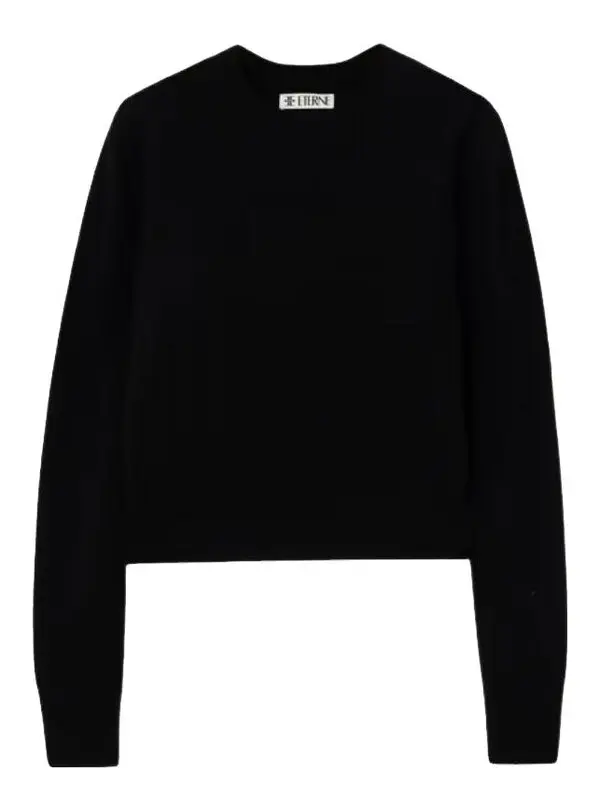 Eterne Francis Cashmere Sweater - Black