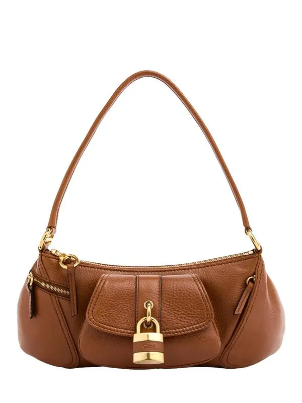 Chloé The 99 Grained Leather Shoulder Bag - Brown