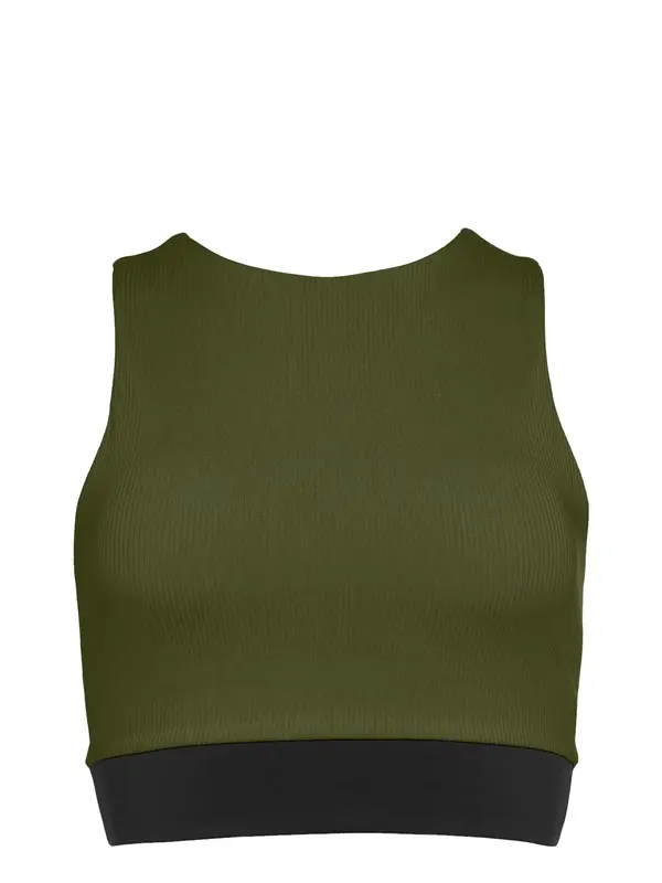 ERES Micheline Crop Top - Green