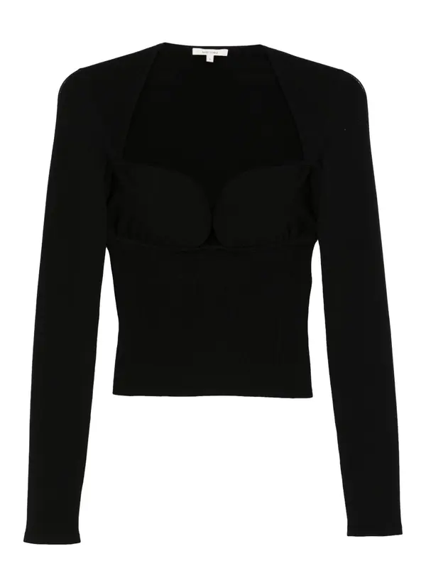 NENSI DOJAKA Bustier-style Top - Black