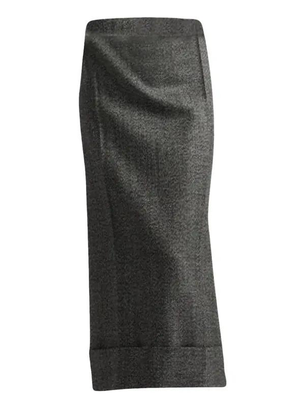 Prada A-line Maxi Skirt - Grey