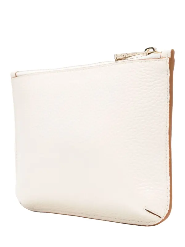 ASPINAL OF LONDON Leather Makeup Bag - White