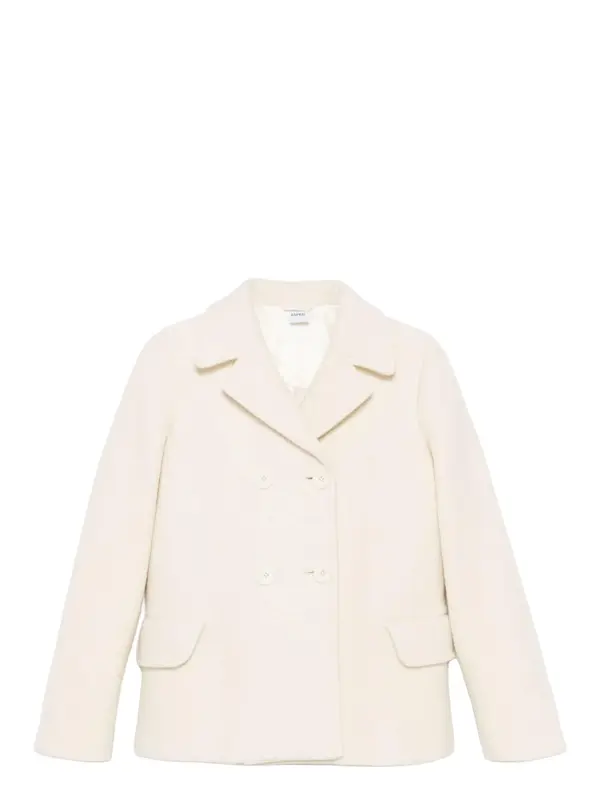 Aspesi Bouclé Jacket - White