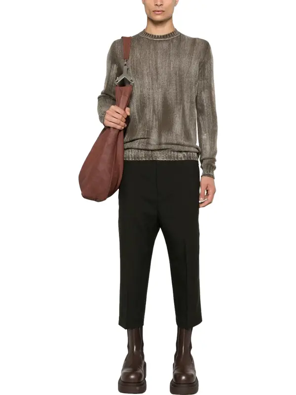 Avant Toi Intarsia-knit Sweater - Brown