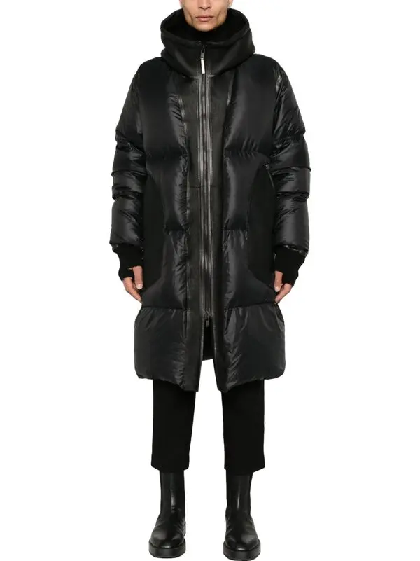 ISAAC SELLAM EXPERIENCE Padded Down Fargo Coat - Black