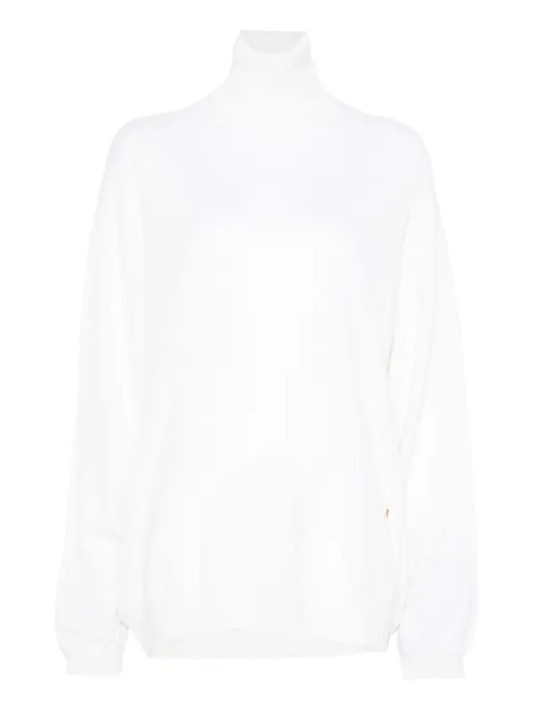 Moschino Golden M Sweater - White